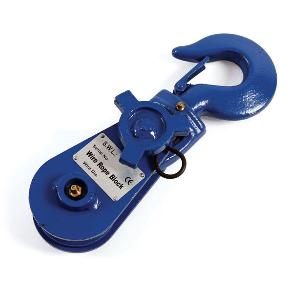 2t SWL Snatch Block with Swivel Hook, 3" Sheave, 7-9mm Rope – Recovery ...