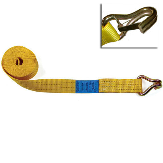 4m Strap with Claw Hook & Safety Catch – Recovery World